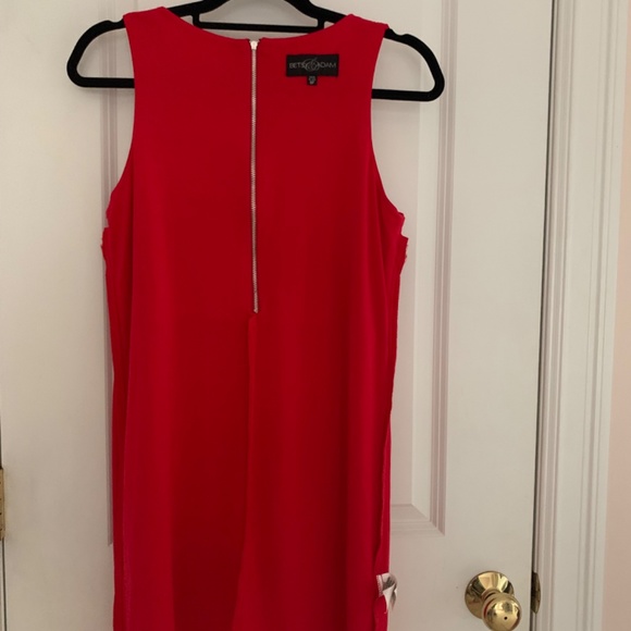 Betsy & Adam | Dresses | Betsy Adam Red Sleeveless Party Dress | Poshmark
